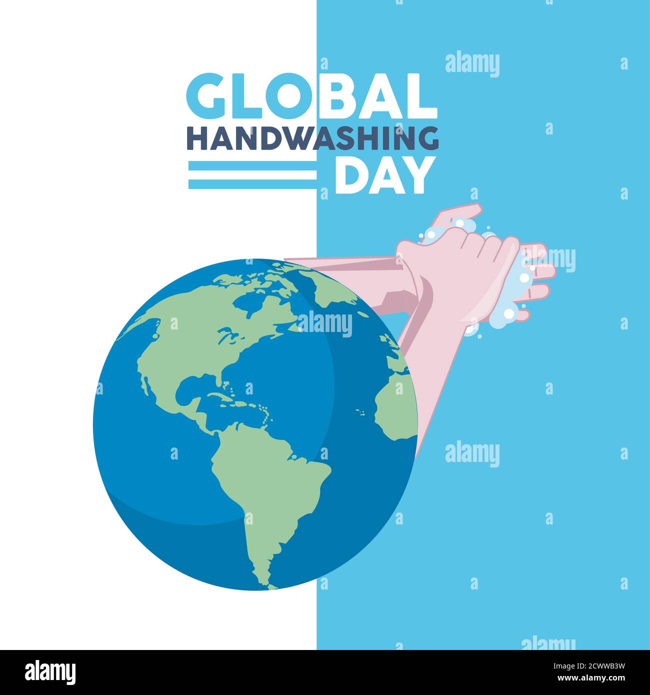 Global handwash day Stock Vector Images - Alamy