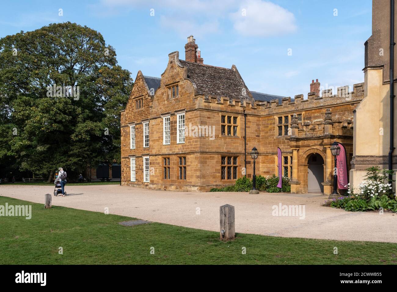 Delapre Abbey, Northampton, UK; the building dates from the 16th ...