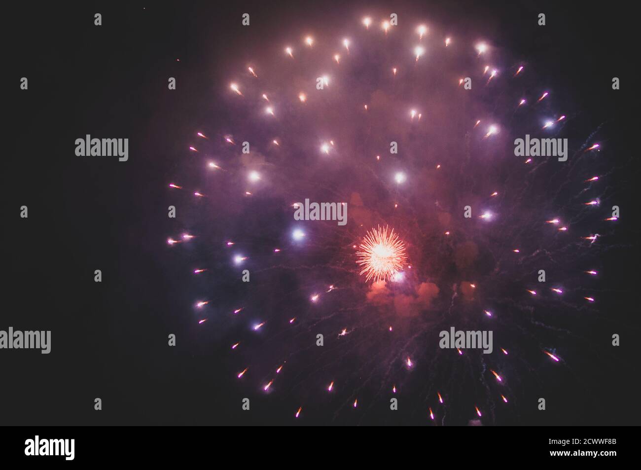 The amazing New Years fireworks show Stock Photo - Alamy