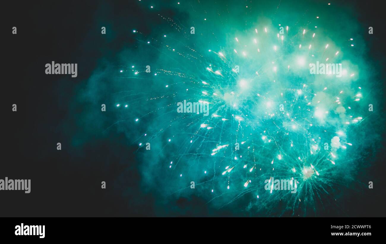 The amazing New Years fireworks show Stock Photo - Alamy