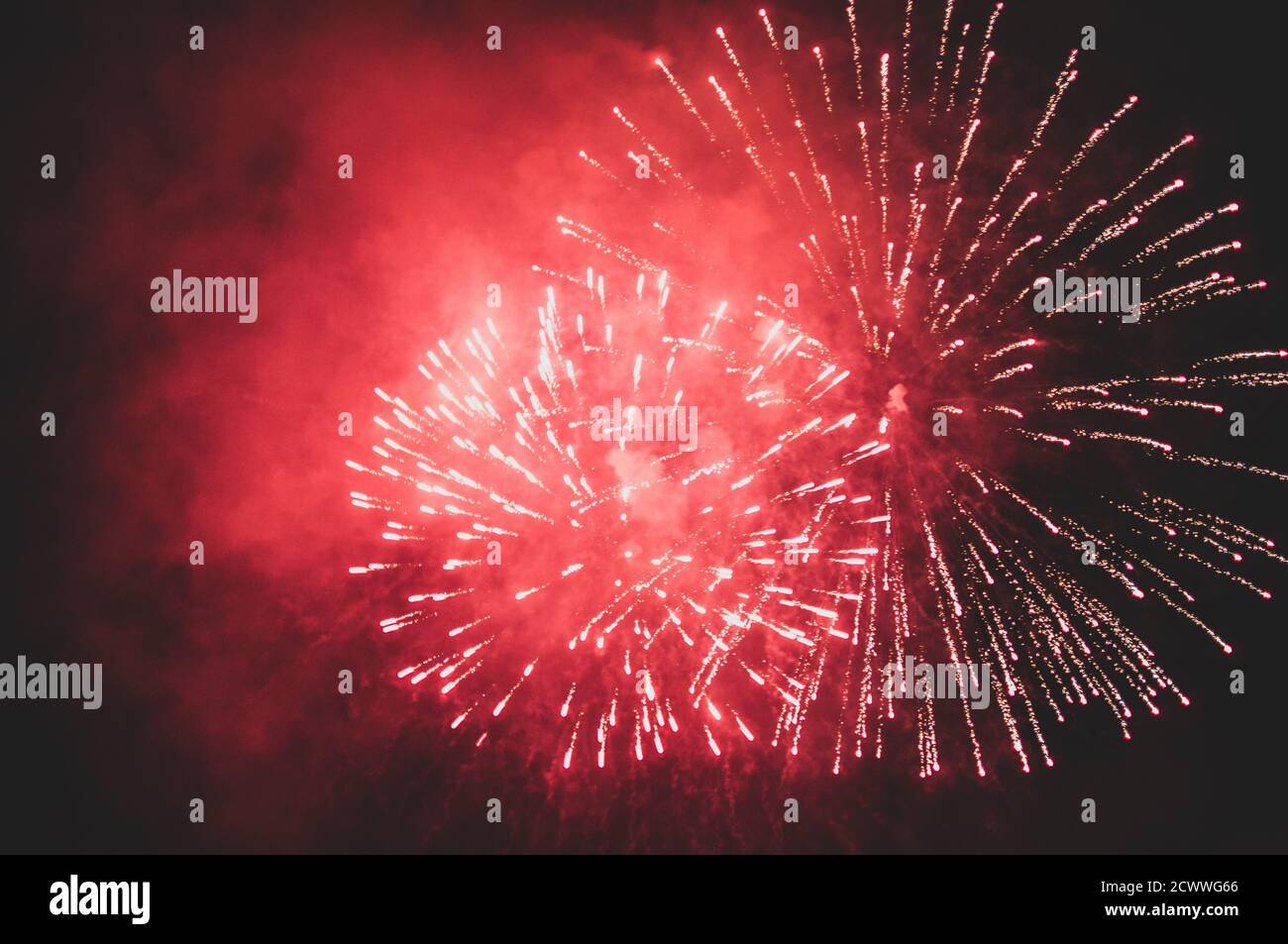 The amazing New Years fireworks show Stock Photo - Alamy