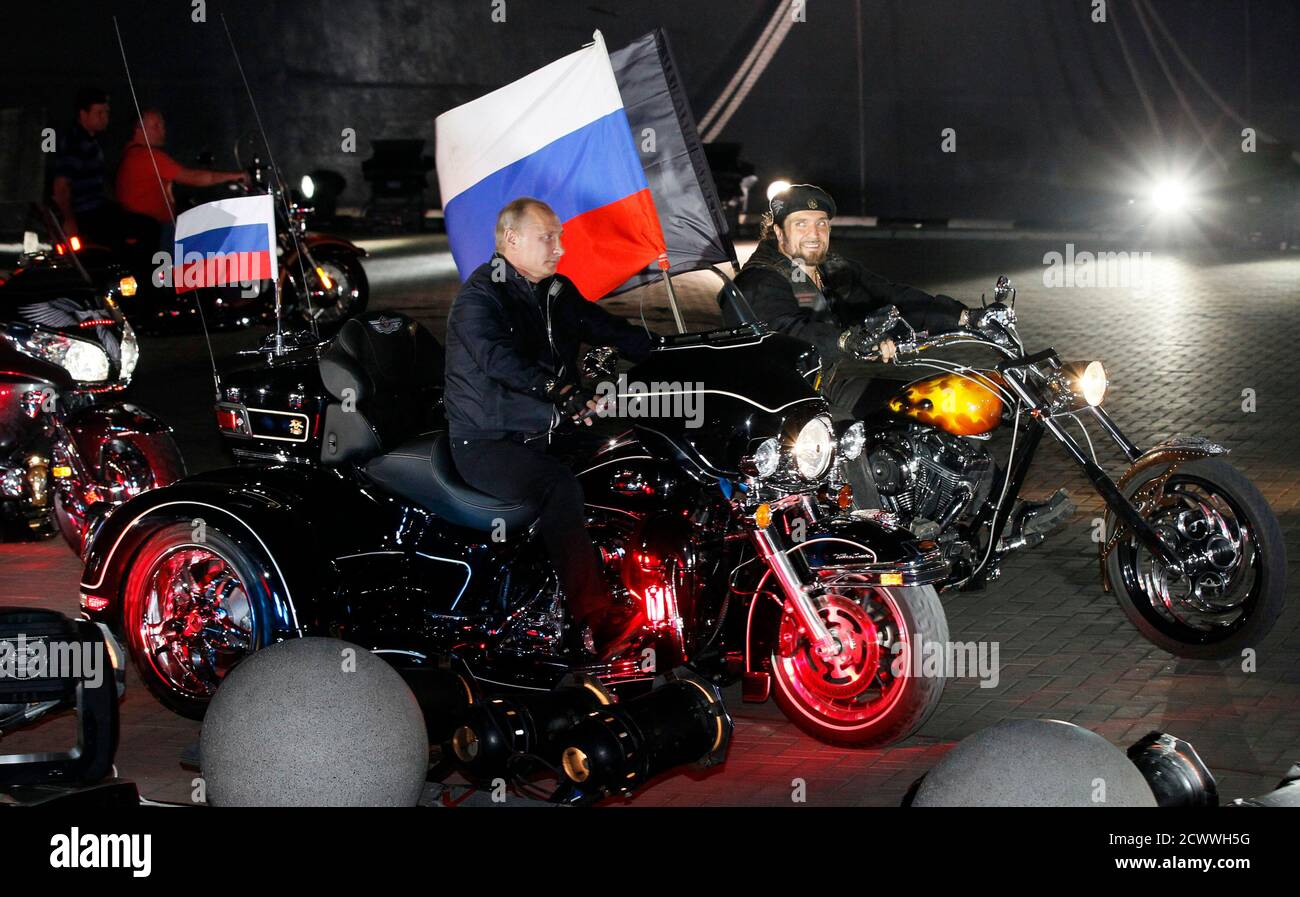 Night Wolves Putin High Resolution Stock Photography and Images - Alamy