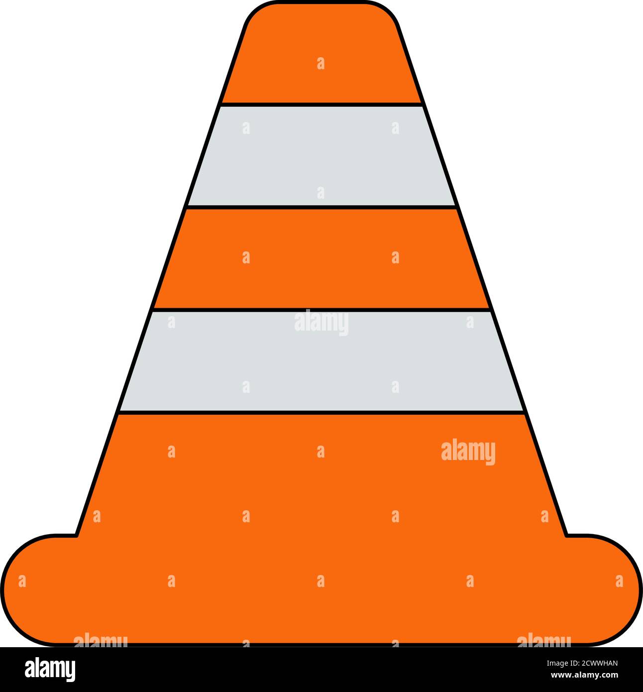 Traffic Cone Outline