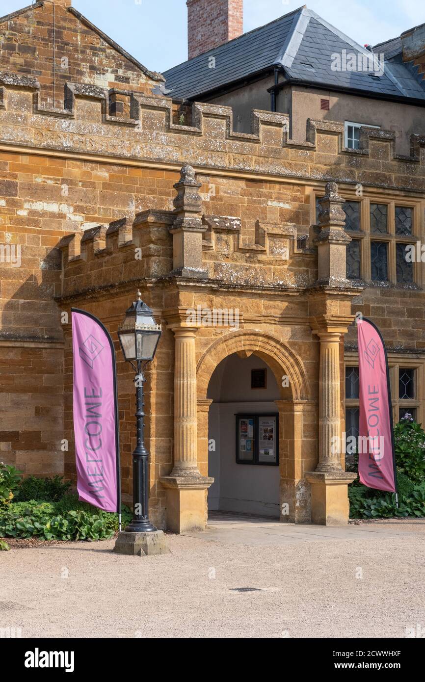 Delapre Abbey, Northampton, UK; the building dates from the 16th ...