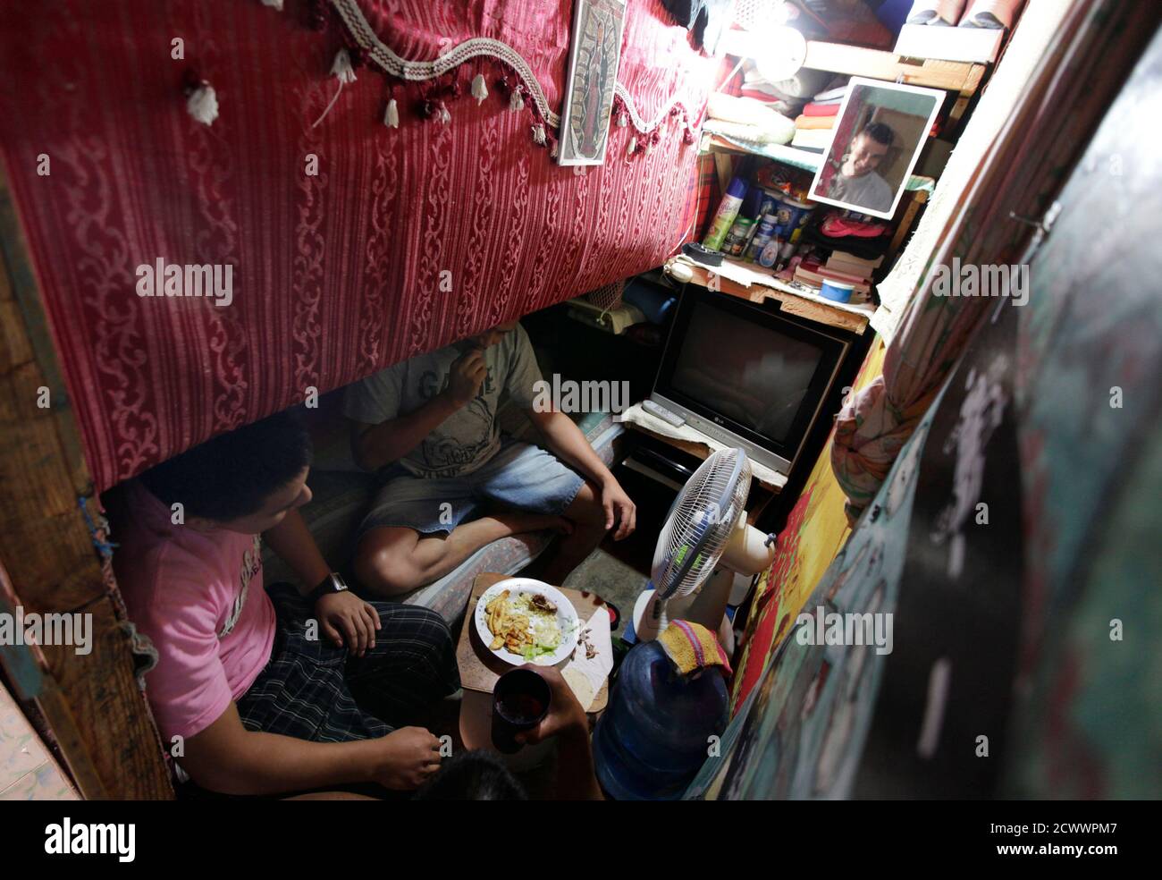Tv in prison cell hi-res stock photography and images - Alamy