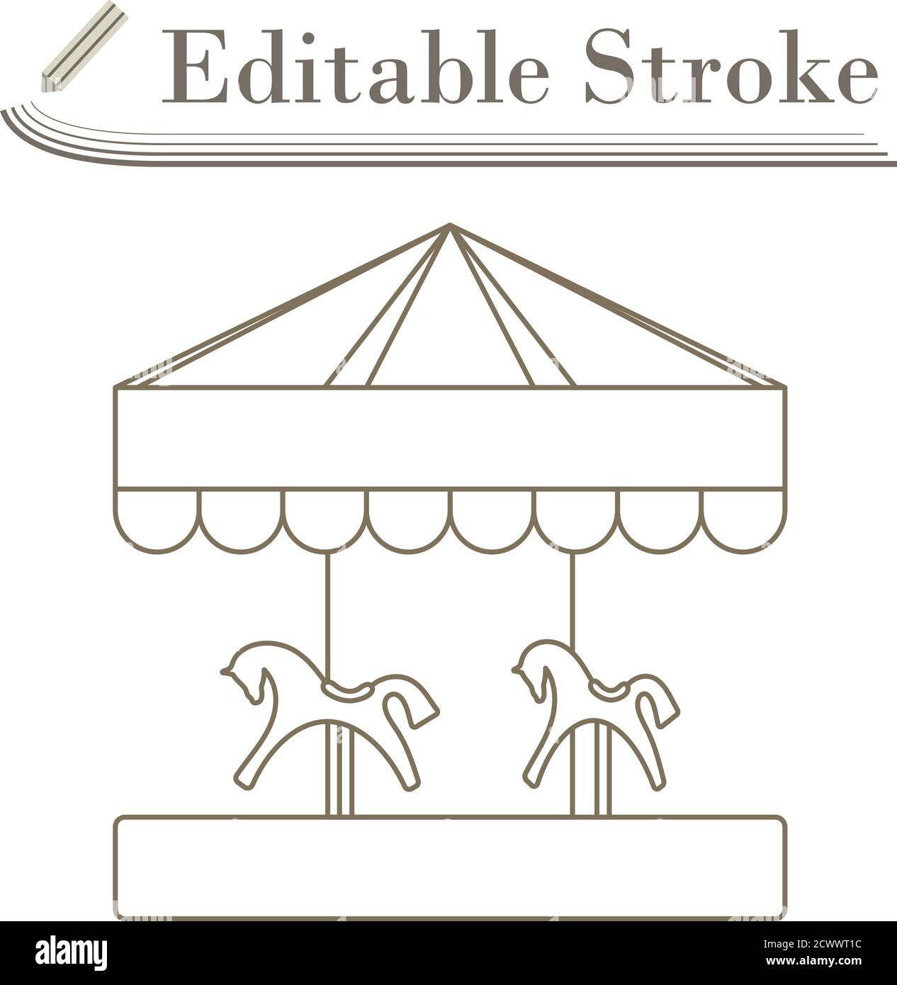 Simple Carousel Drawing