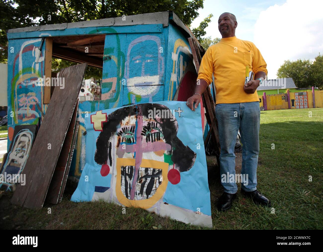 Tyree guyton art hi-res stock photography and images - Alamy