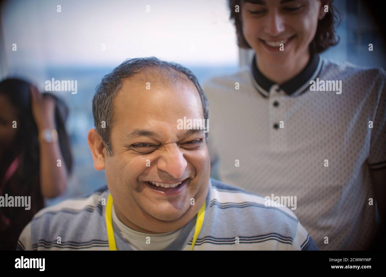 Laughing businessman hi-res stock photography and images - Alamy