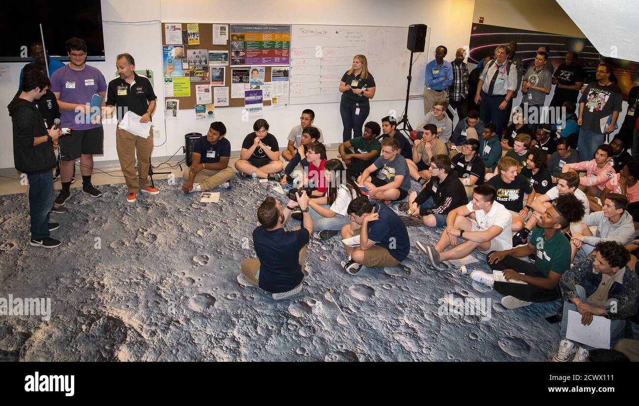 Nearly 50 students from Maryland and Virginia participated in NASA's ...