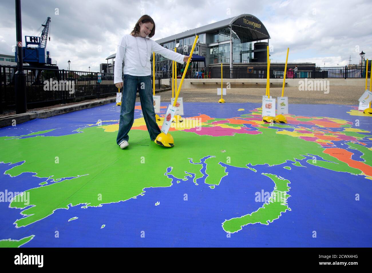 Children Engaging with Practical Learning Games Stock Photo - Alamy