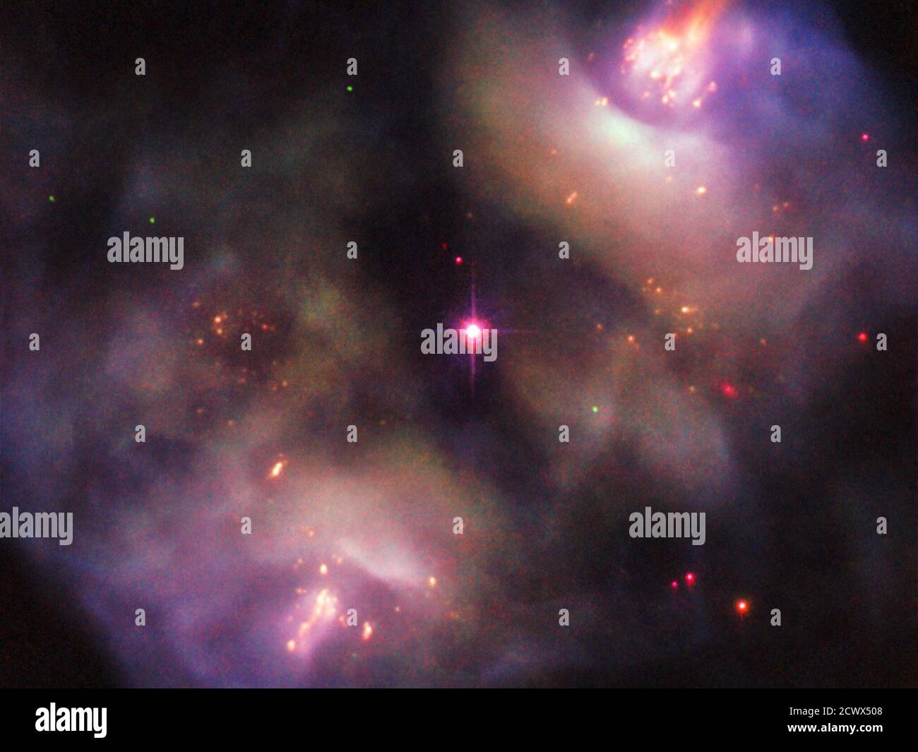 The Hubble Space Telescope captured an image of a dying star in the ...