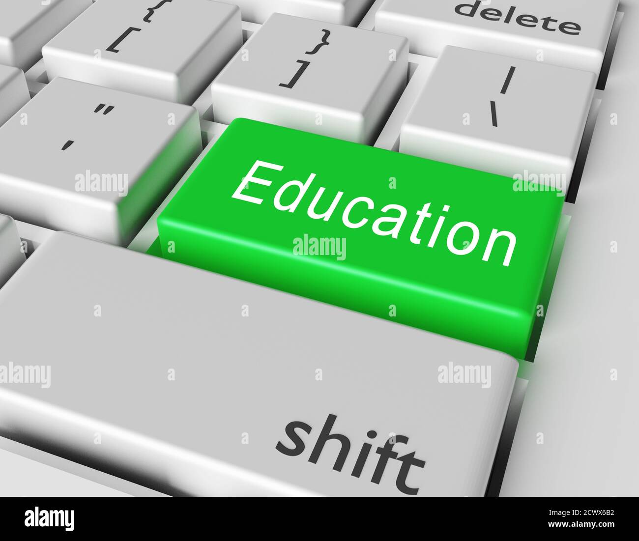 Education concept. Word Education on button of computer keyboard. 3d ...