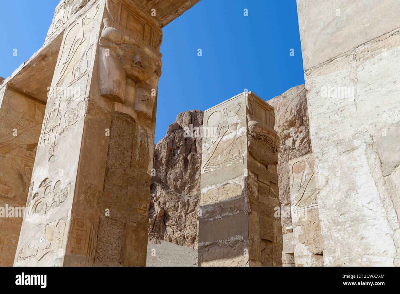 Hatshepsut Temple, Deir al-Bahri, Valley of the Kings, Luxor, Egypt Stock Photo - Alamy