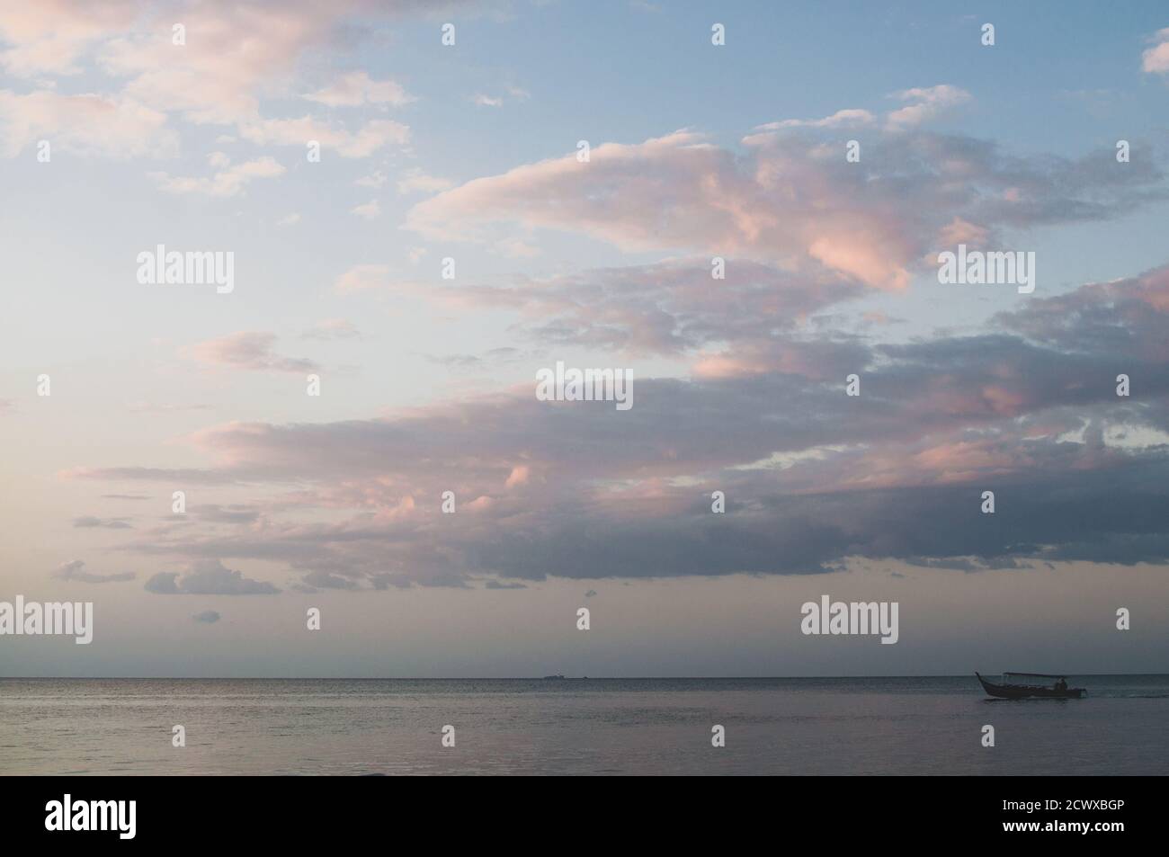 Sunset over the Penang Island Stock Photo - Alamy