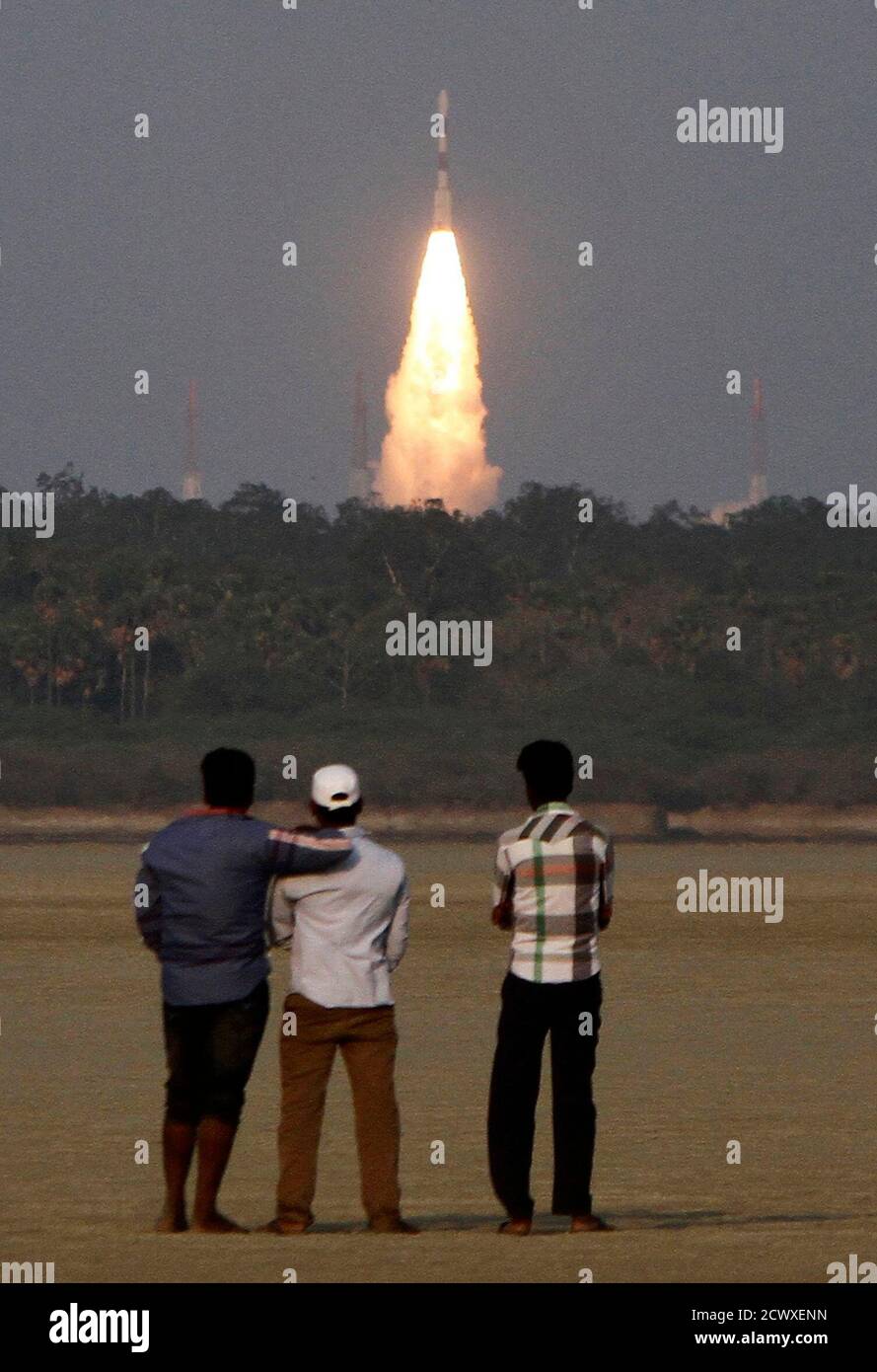 Indian satellite launch vehicle hi-res stock photography and images - Alamy