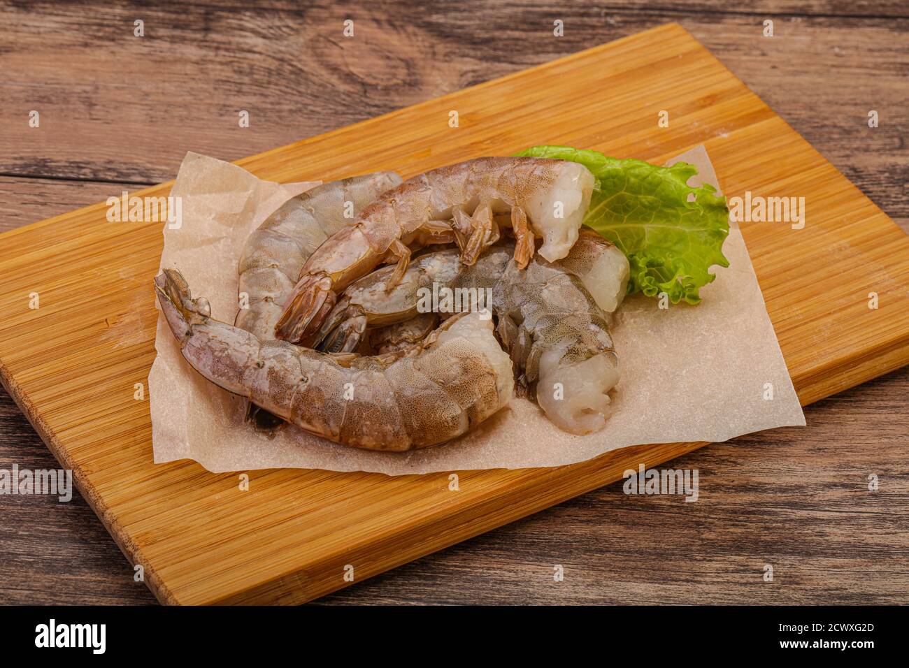 Raw tiger prawn heap for cooking Stock Photo - Alamy