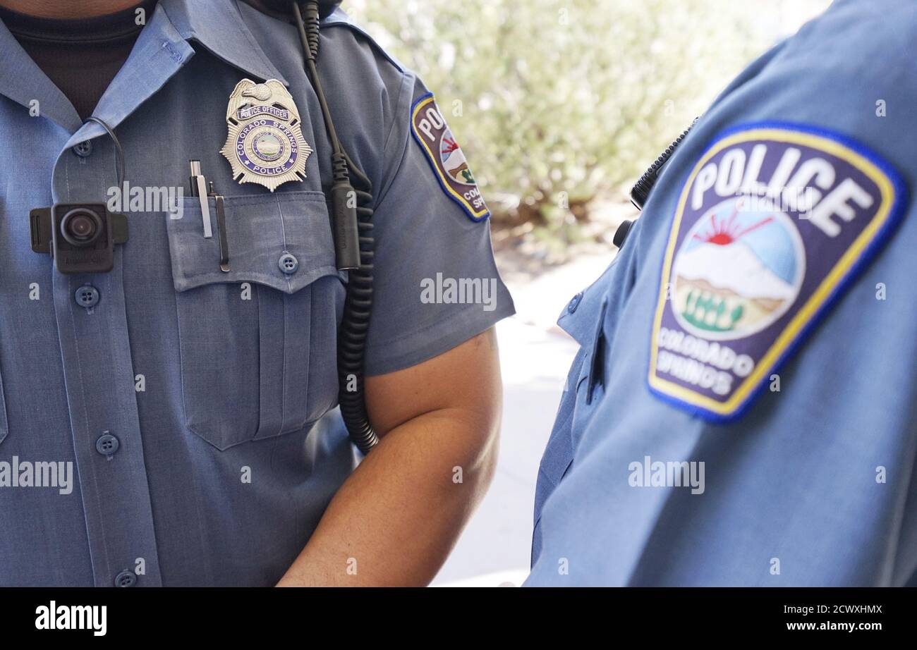Body worn police camera hi-res stock photography and images - Alamy