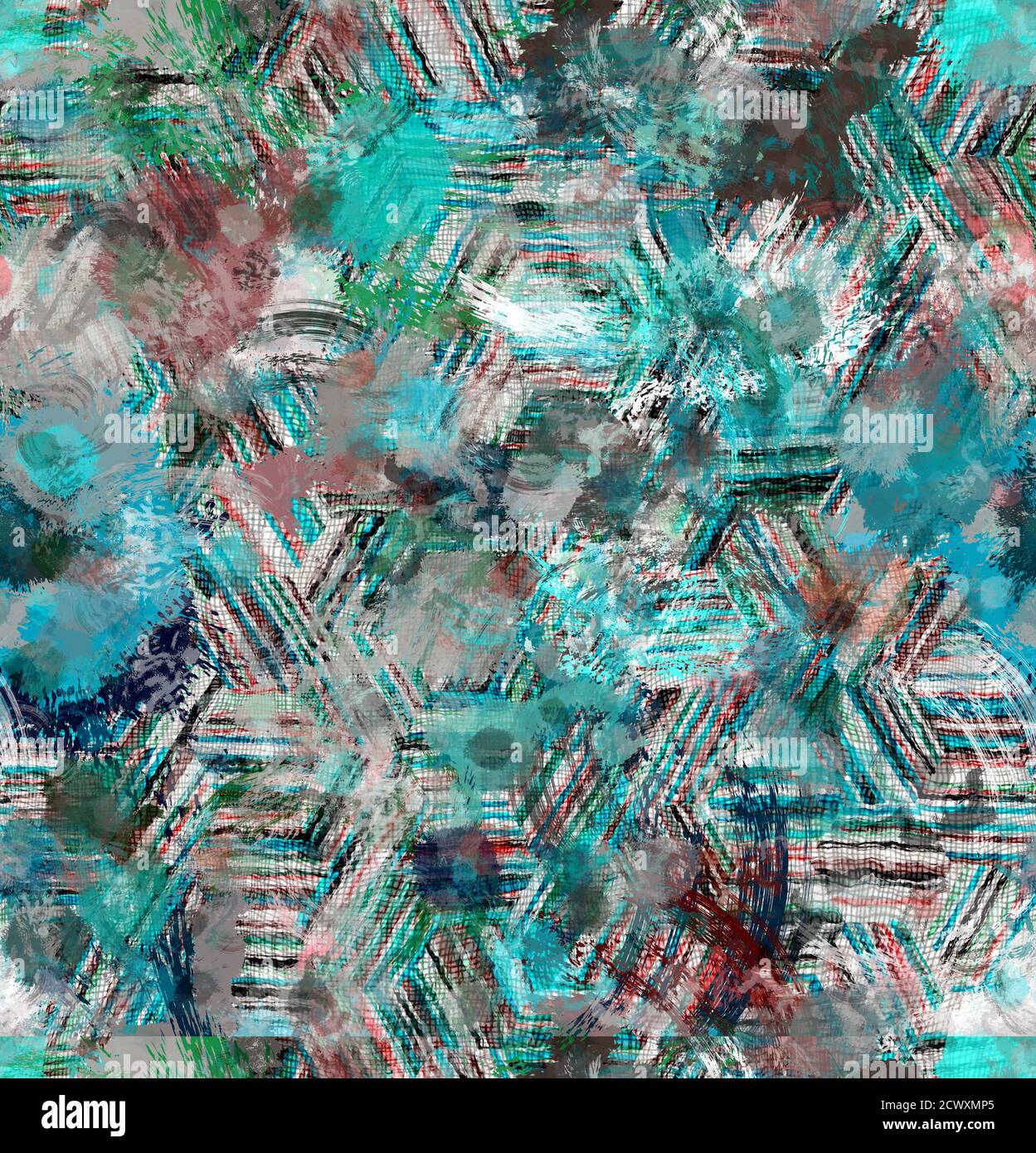 Paint splat funky splatter mess seamless pattern Stock Photo - Alamy