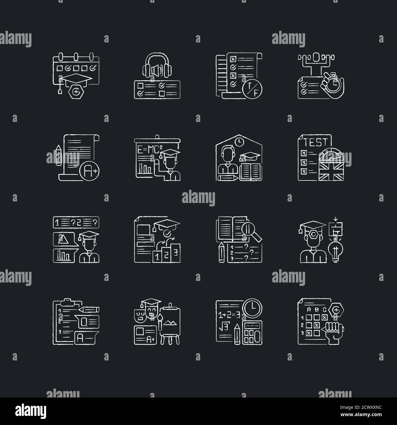 Test knowledge Black and White Stock Photos & Images - Alamy