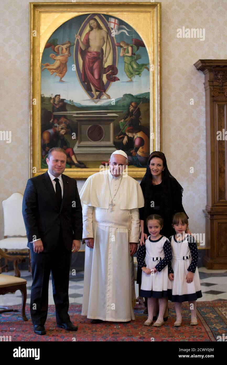 Joseph muscat and wife hi-res stock photography and images - Alamy