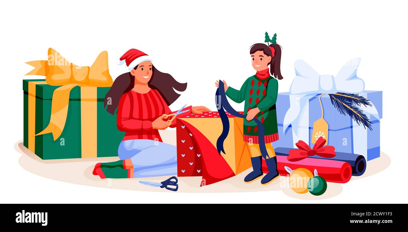 Mom packing Stock Vector Images - Alamy