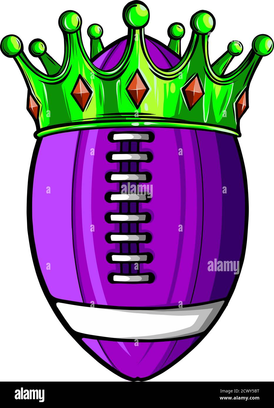 Football crown king football icon hi-res stock photography and images ...