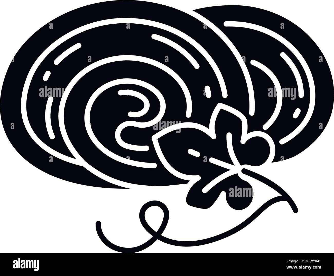 Restaurant spring roll icon Stock Vector Images - Alamy