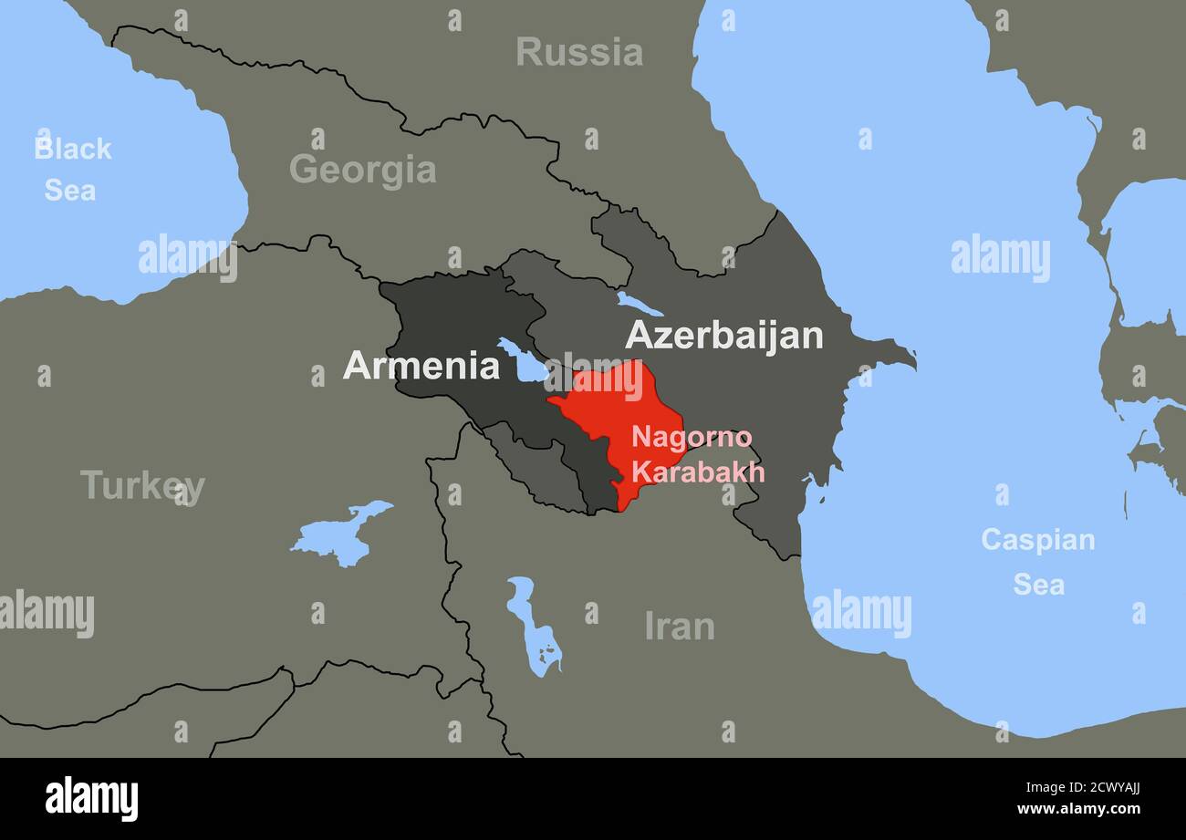 Republic of artsakh map hi-res stock photography and images - Alamy
