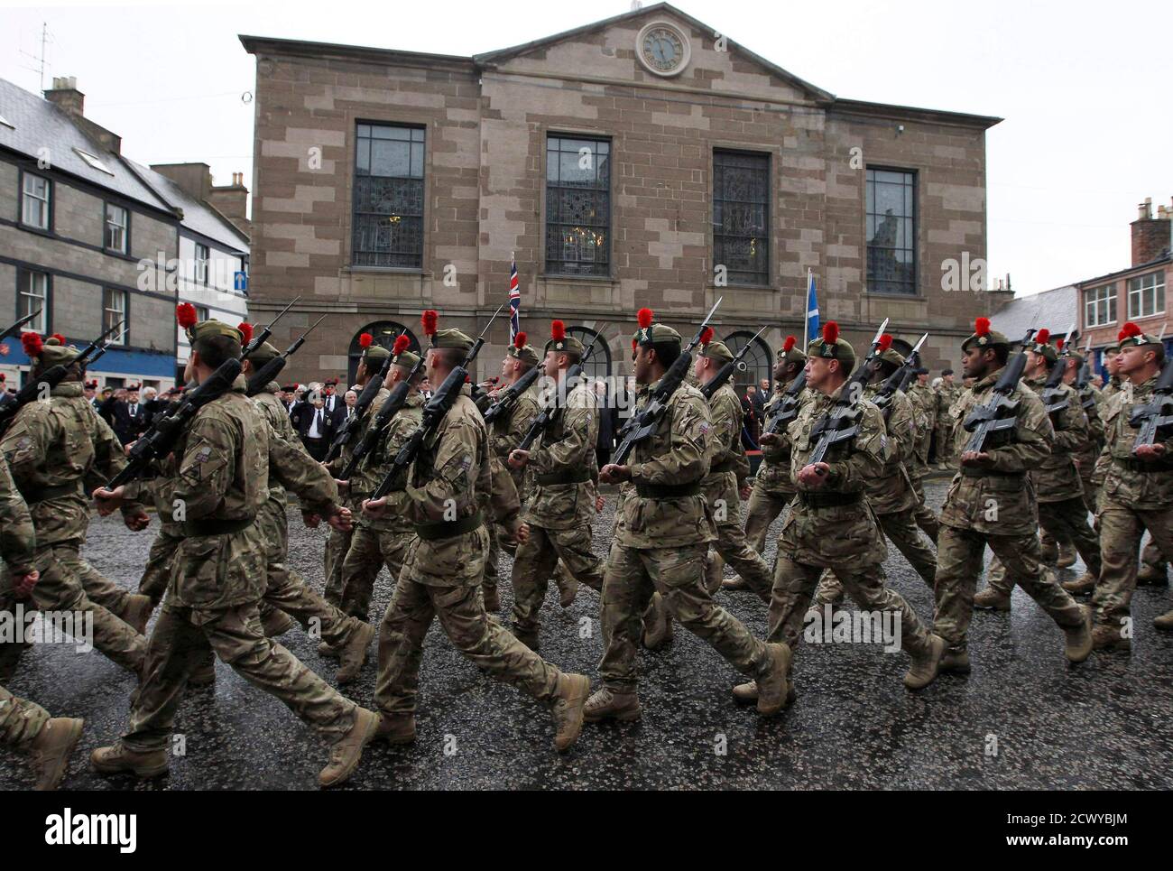 Royal regiment of scotland parade hi-res stock photography and images ...