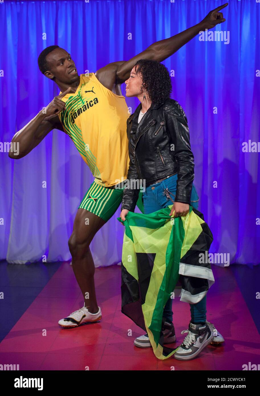 Madame tussauds london bolt hi-res stock photography and images - Alamy