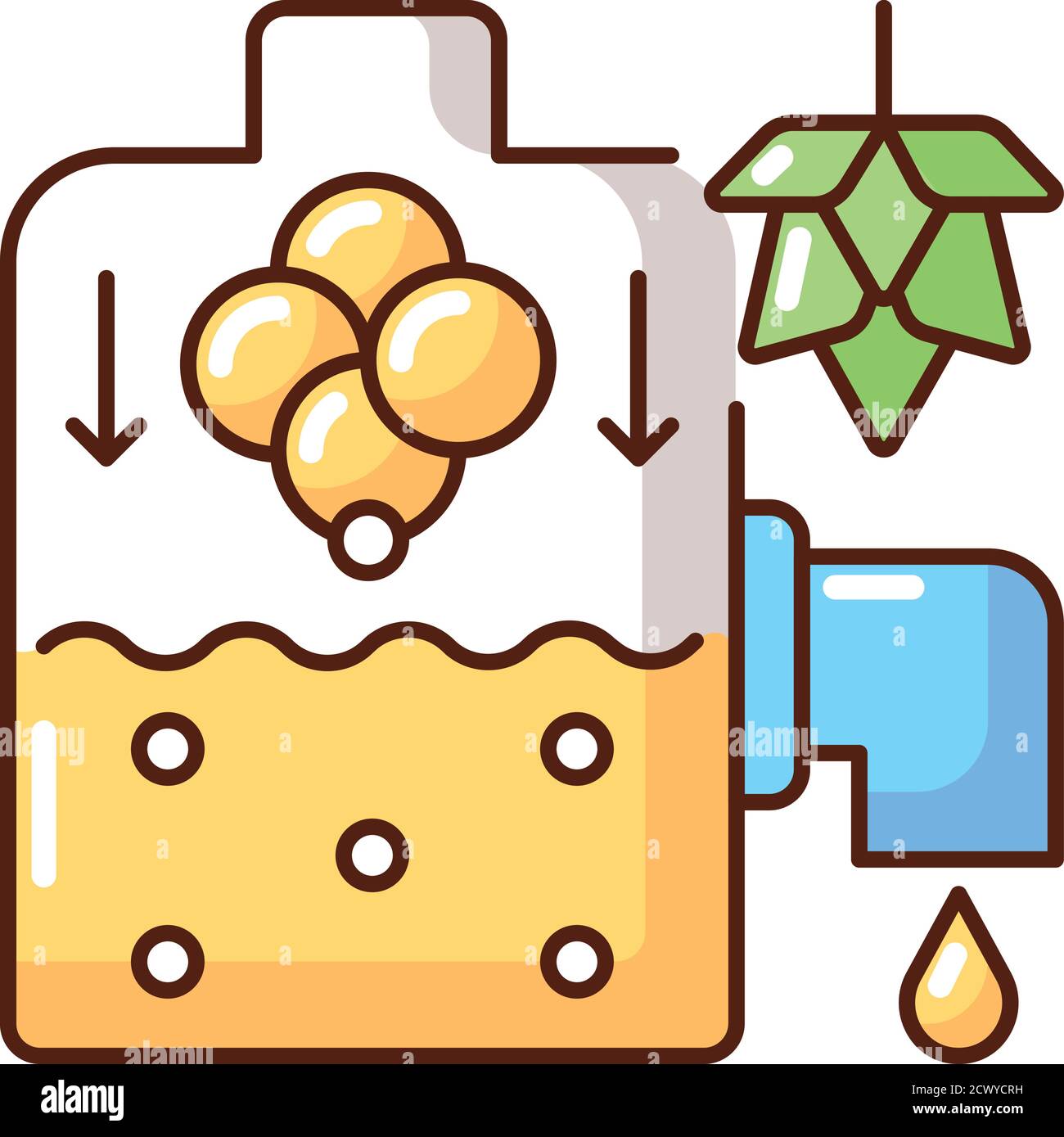 Grain distillery Stock Vector Images - Alamy