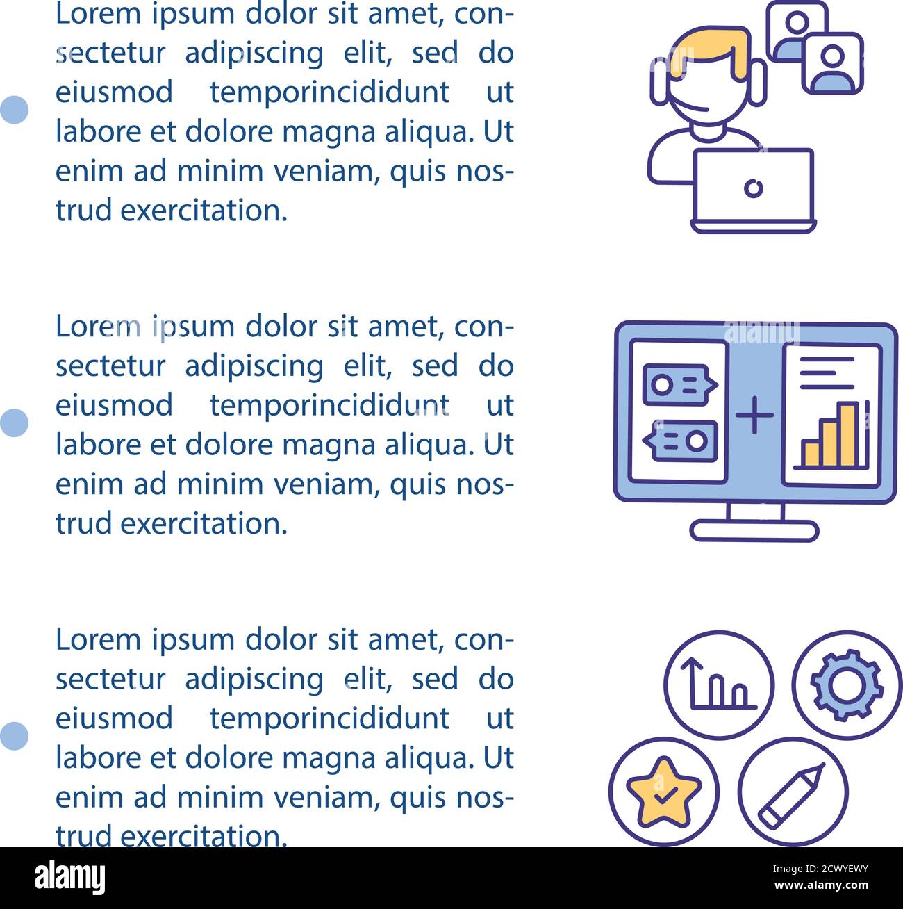 Online discussion tools concept icon with text Stock Vector Image & Art ...