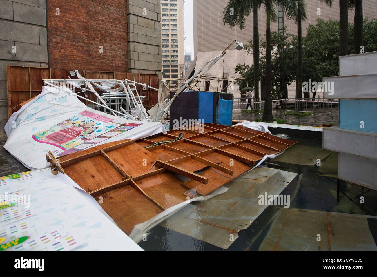 Toppled over hi-res stock photography and images - Alamy