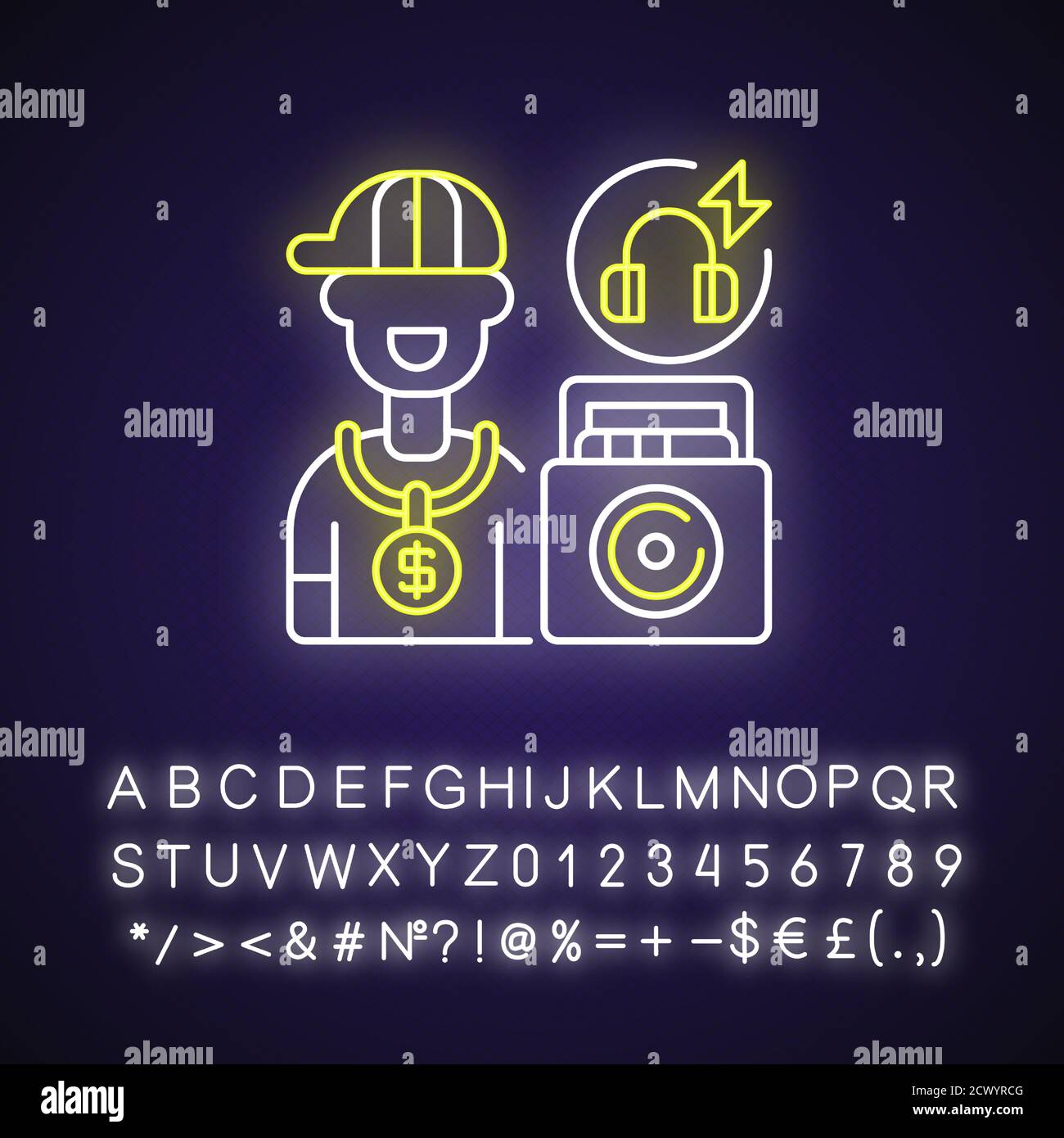 Soul music neon light icon Stock Vector Image & Art - Alamy