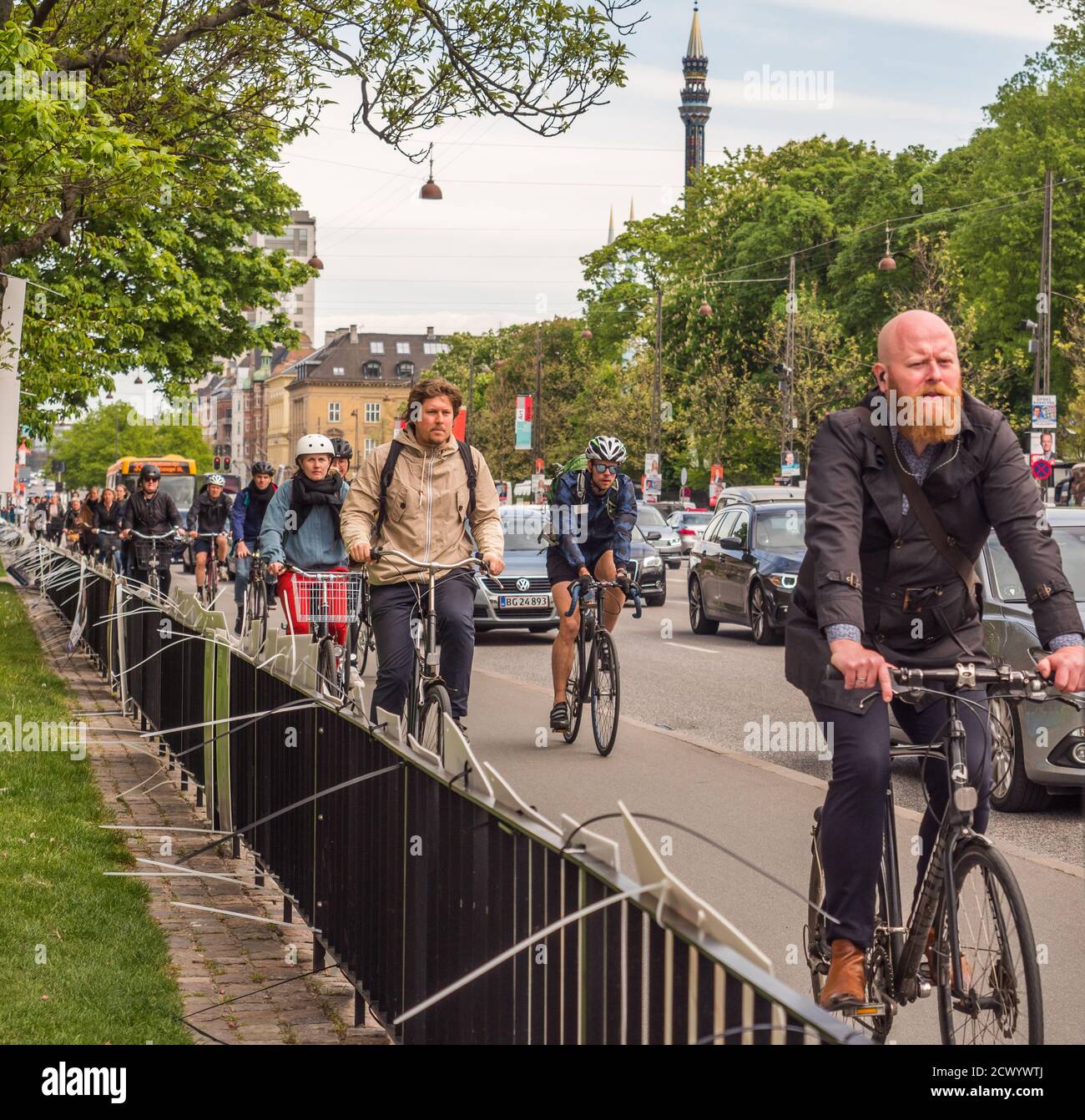 Kopenhagen cycle path hi-res stock photography and images - Alamy