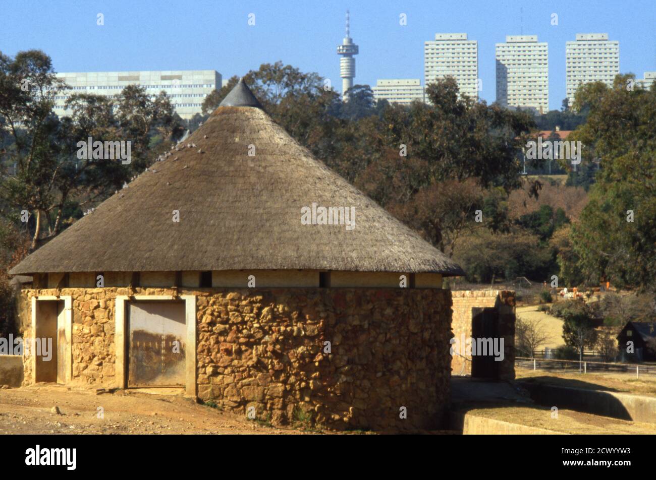 Traditional thatched rondavel hi-res stock photography and images - Alamy