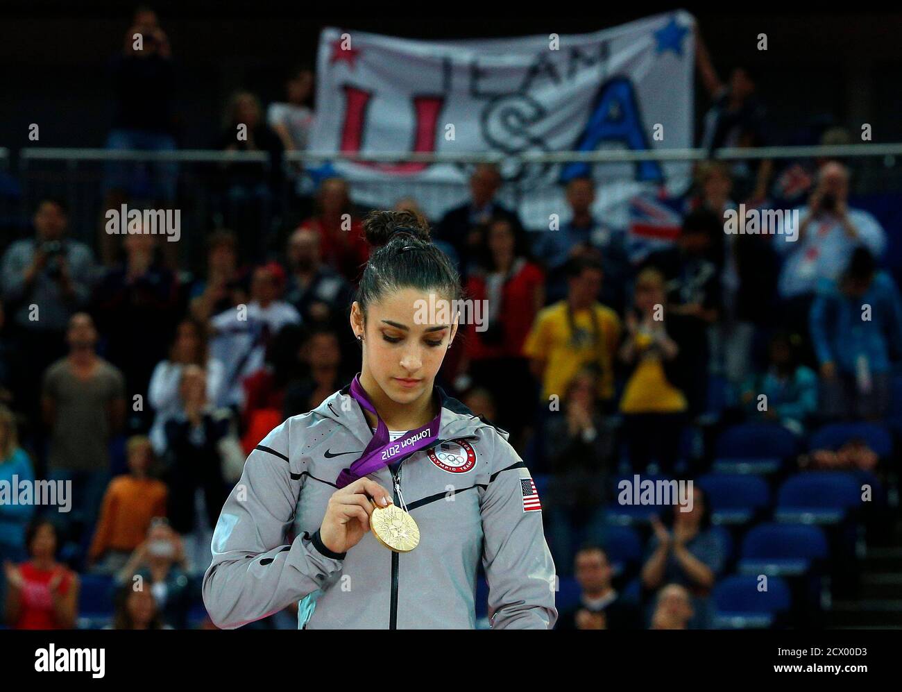 Raisman, medal, 2012 hi-res stock photography and images - Alamy