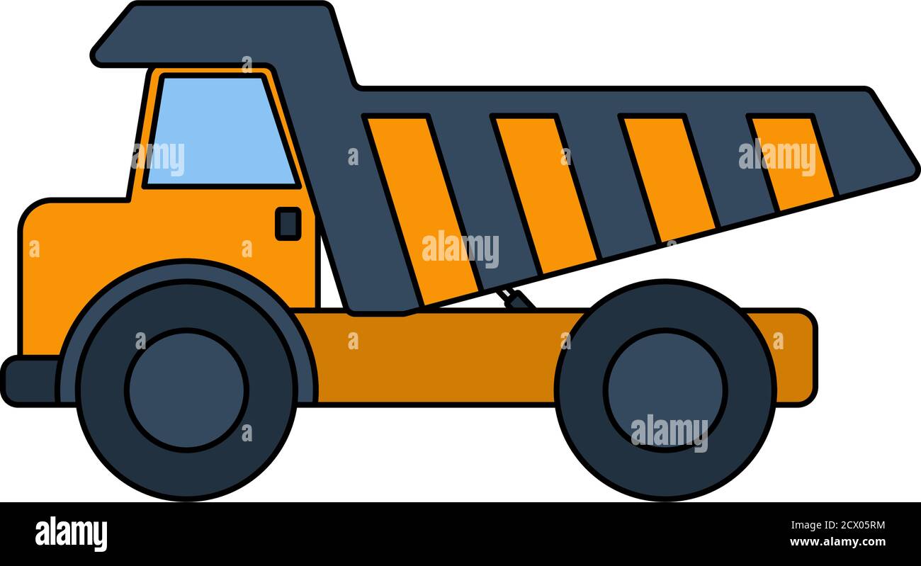 Outline Of Tipper High Resolution Stock Photography and Images - Alamy