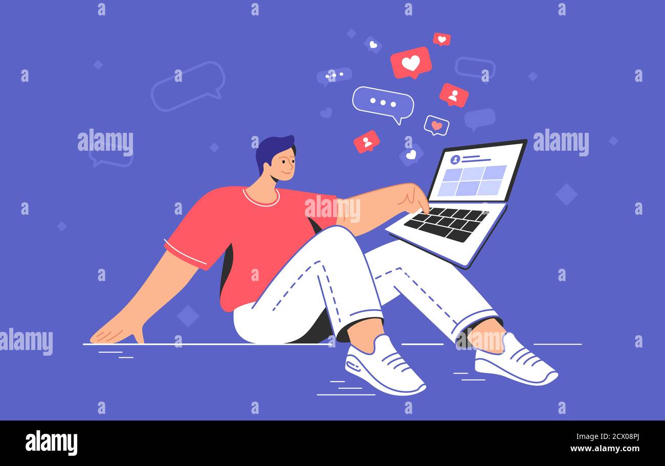 Mobile like4like Stock Vector Images - Alamy