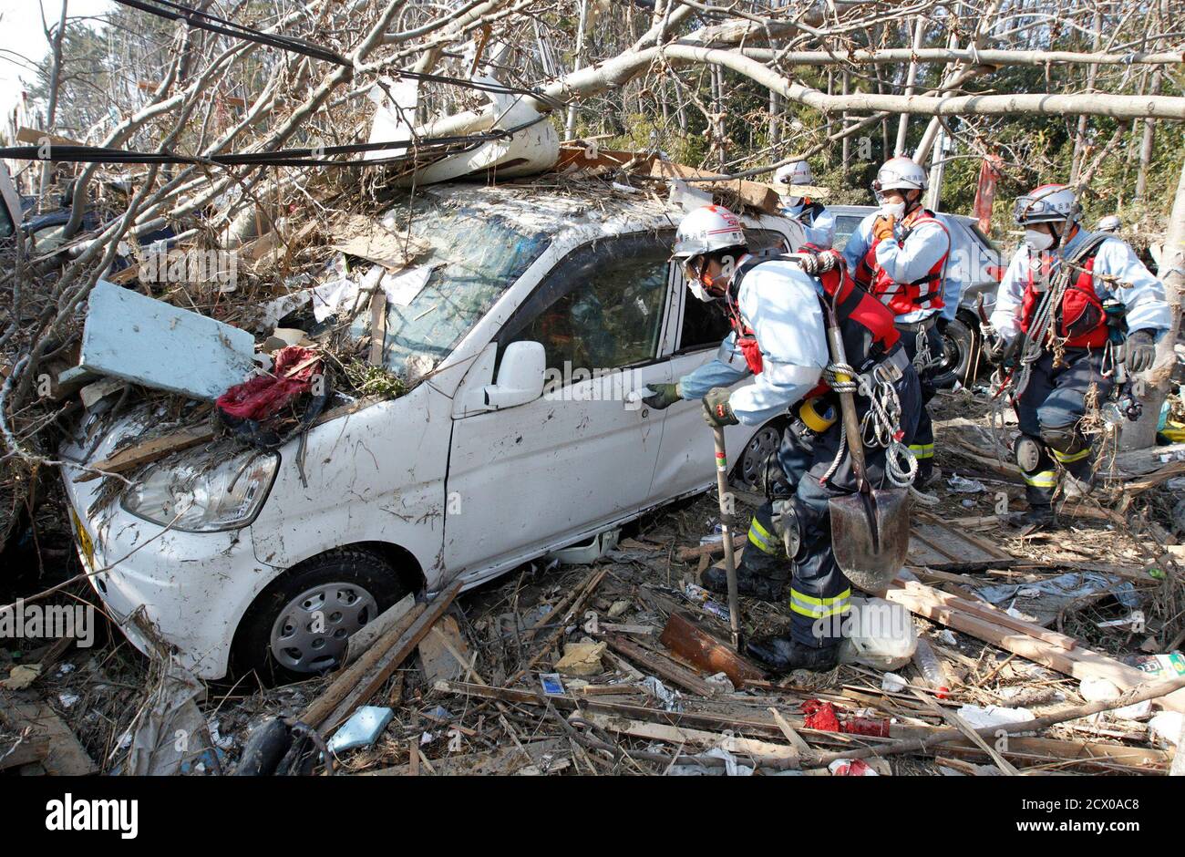 Japanese tsunami survivors sendai High Resolution Stock Photography and ...