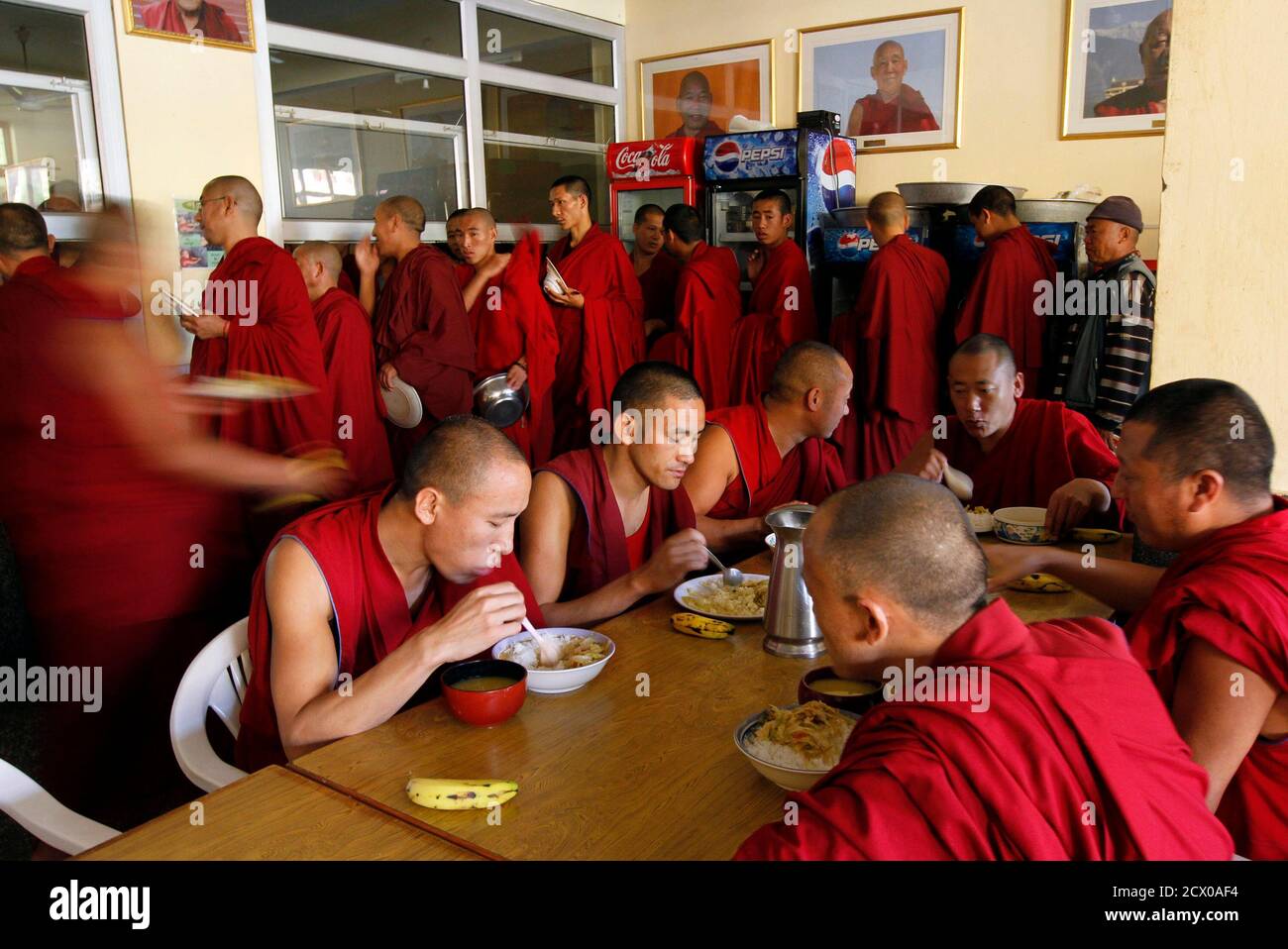 Buddhist Monks In Dharamshala India High Resolution Stock Photography ...