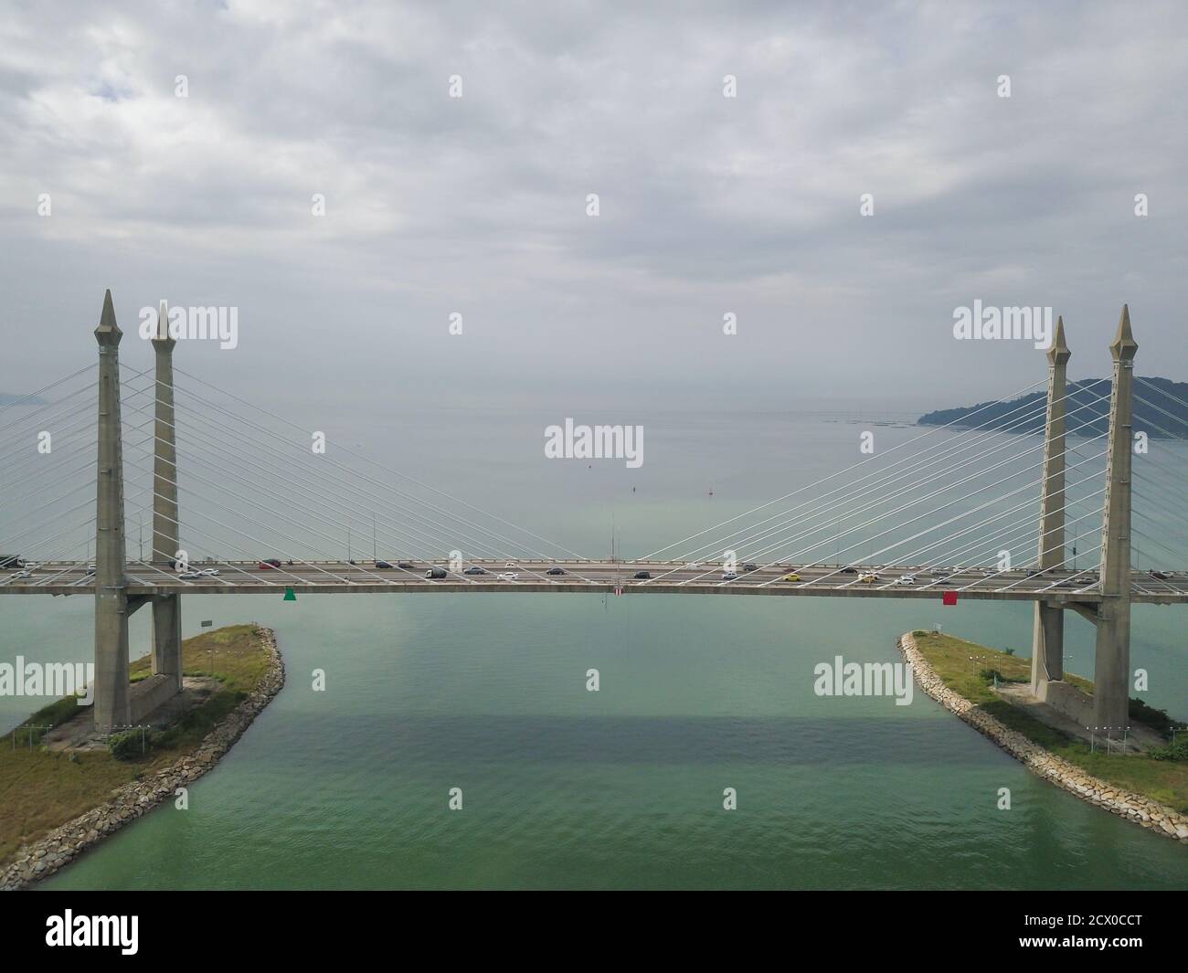Penang bridge aerial hi-res stock photography and images - Alamy