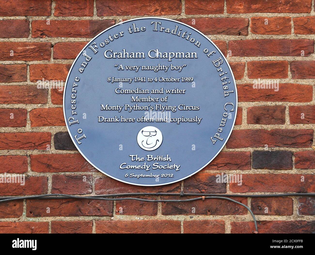 English heritage blue plaque unveiled hi-res stock photography and ...