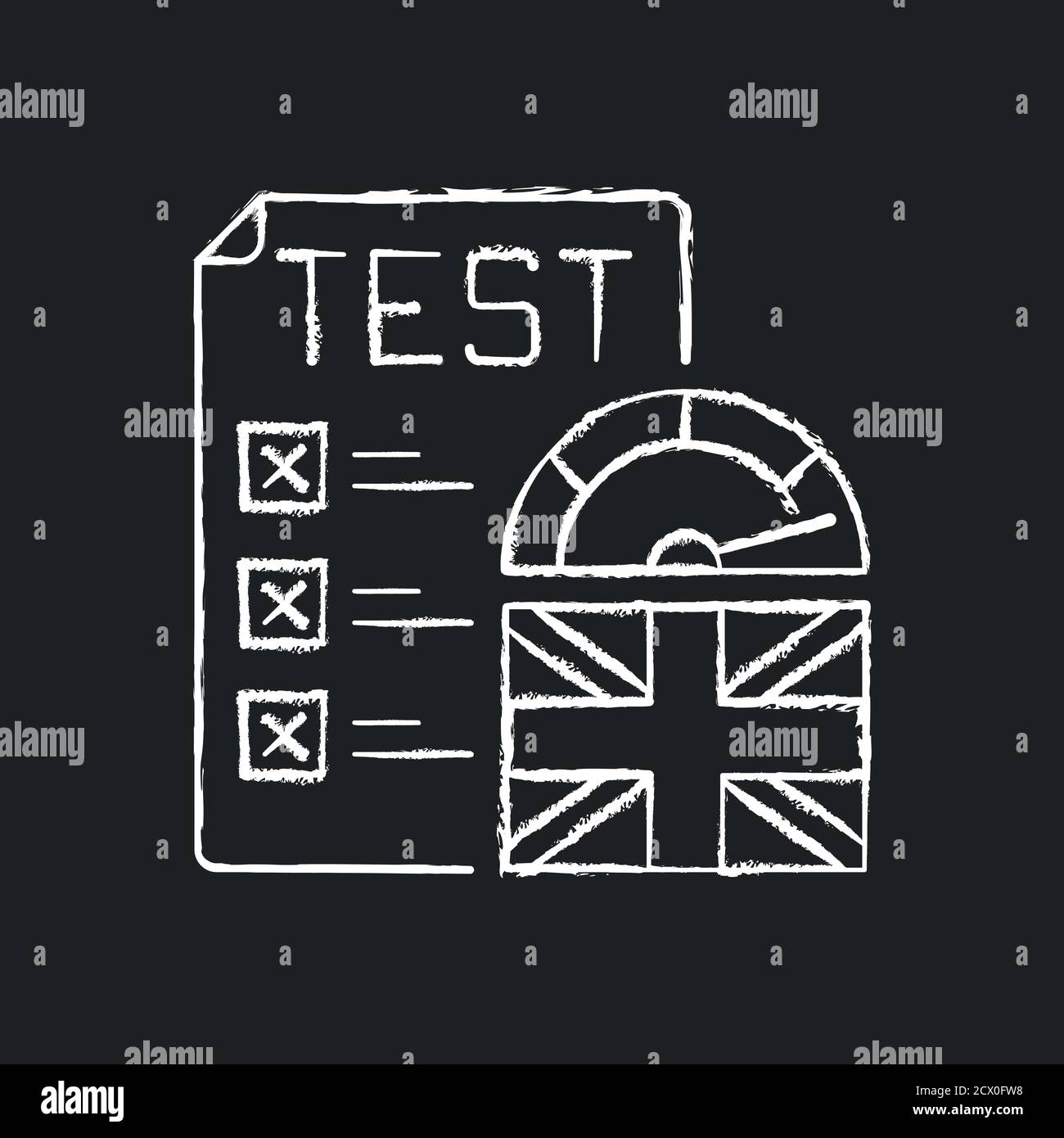 English exam examination board Stock Vector Images - Alamy