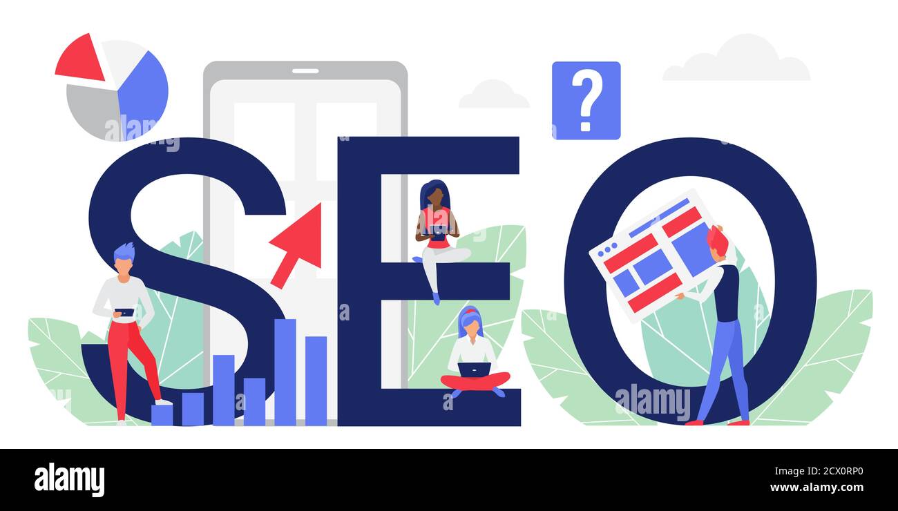 Analyzing seo data on Stock Vector Images - Alamy