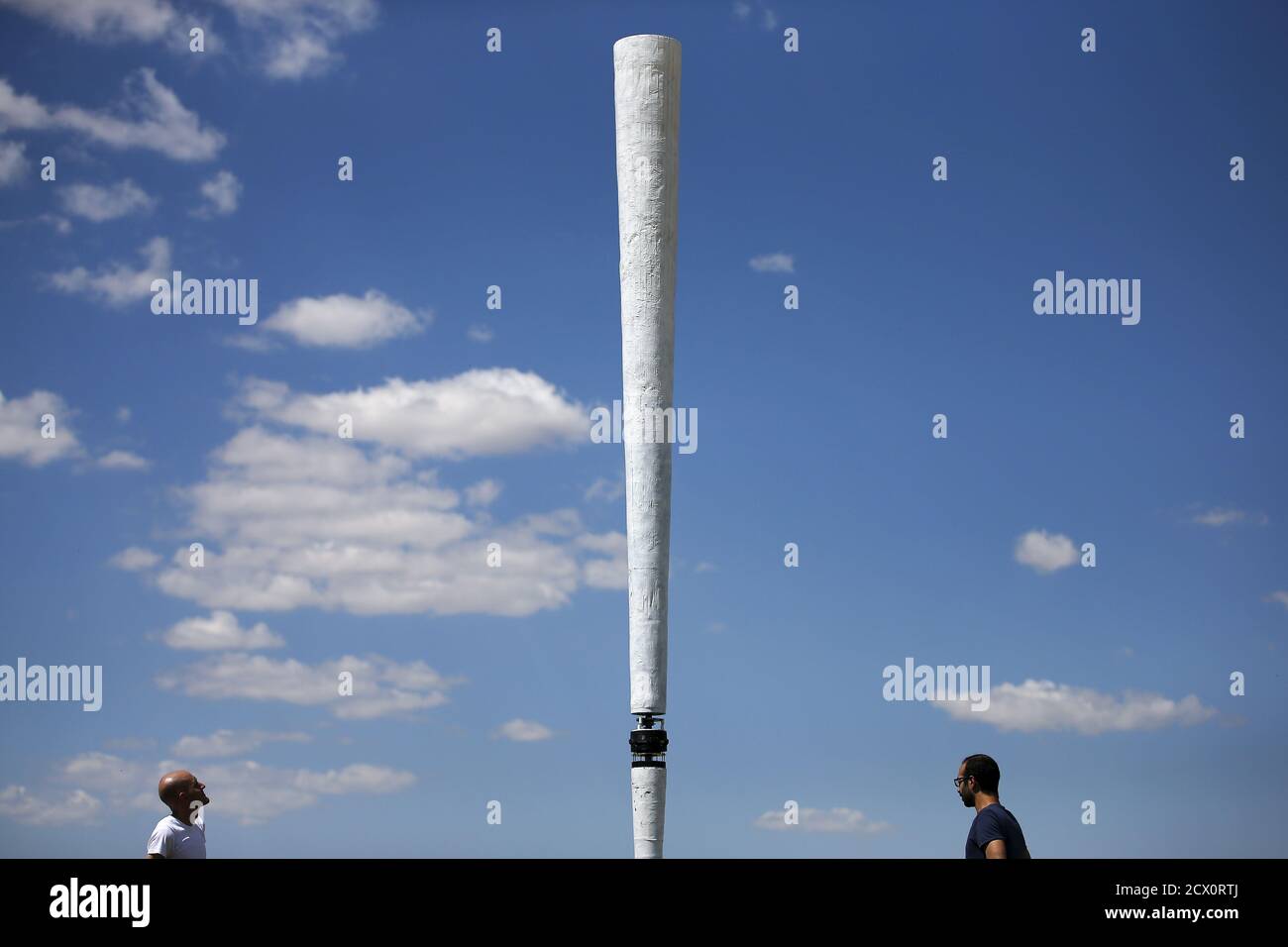 Bladeless wind turbine hi-res stock photography and images - Alamy