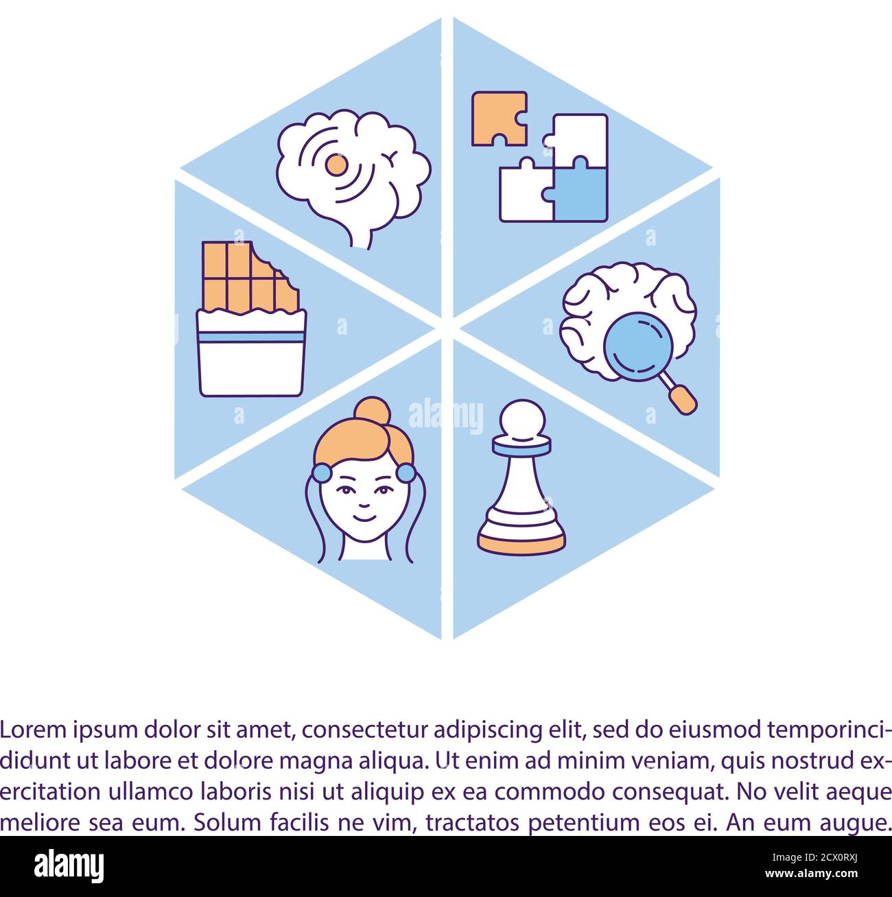 Brain health concept icon with text Stock Vector Image & Art - Alamy