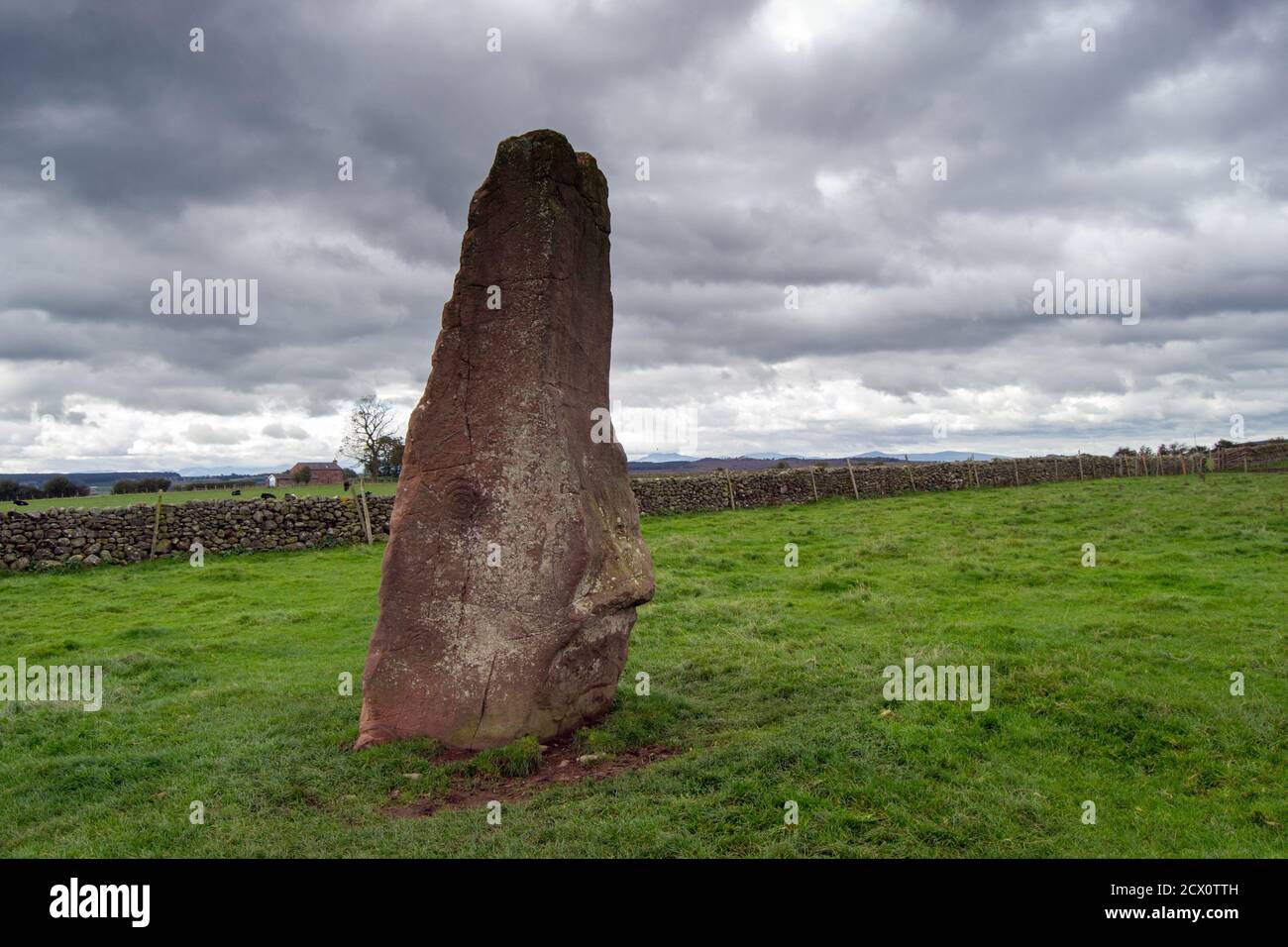 Long Meg and her Daughters, stone circle near Little Salkeld, Cumbria ...