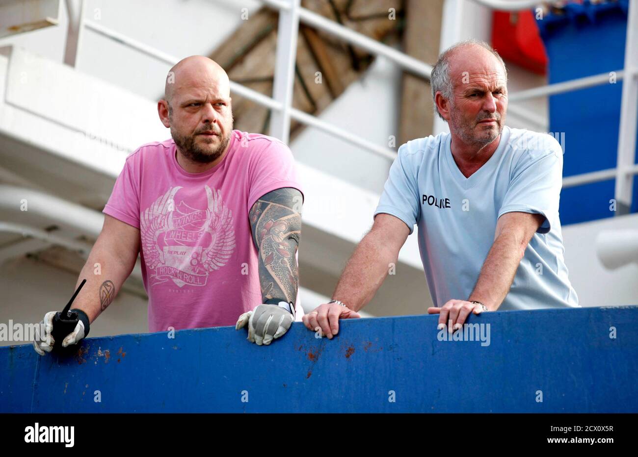 Cargo ship not aground deck officers hi-res stock photography and ...