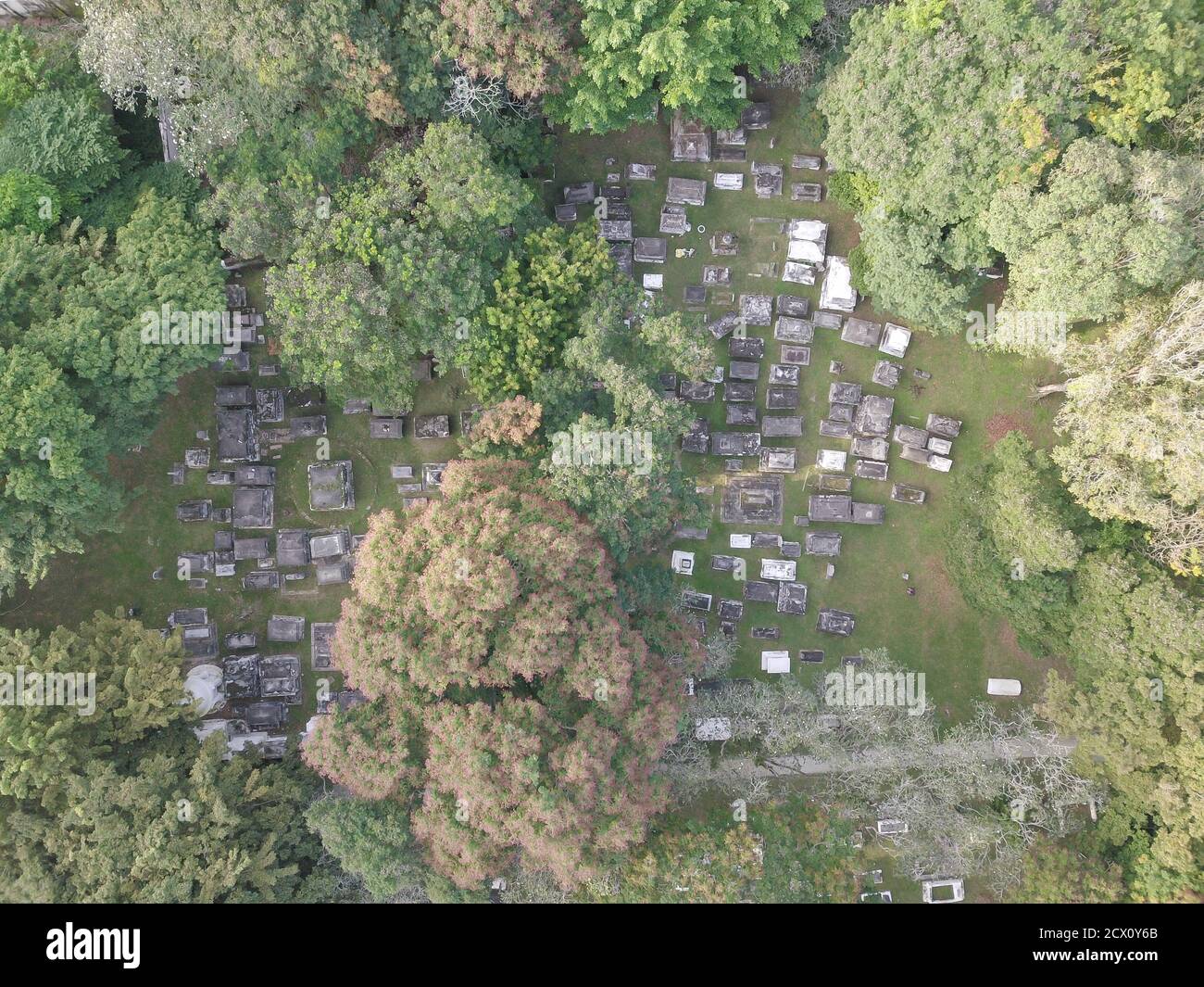 George Town, Penang/Malaysia - Nov 15 2019: Protestant Cemetery at ...
